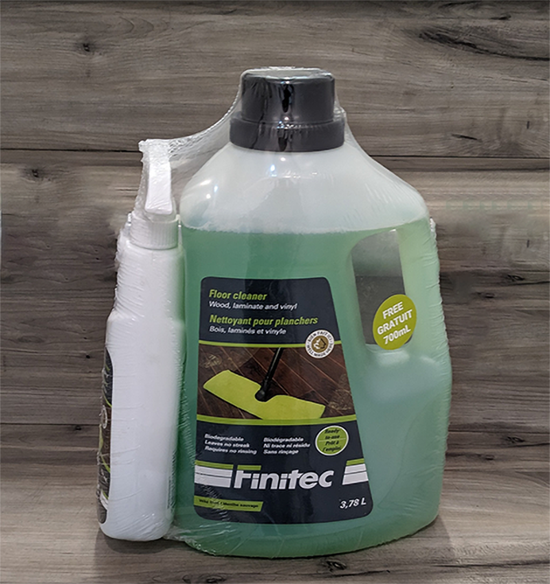 Wood, laminate and vinyl floor cleaner - Finitec 3.78 L – Distribution 2020
